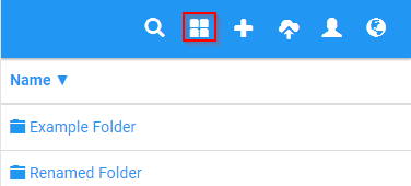 CompleteFTP: Web File Manager: Changing List View Type