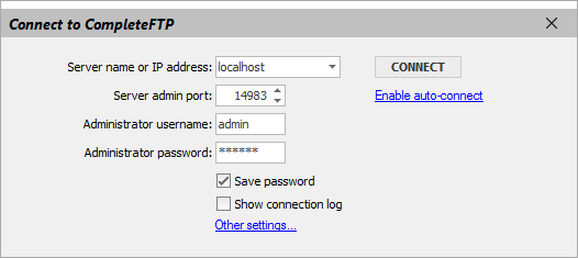 CompleteFTP: How to use the manager
