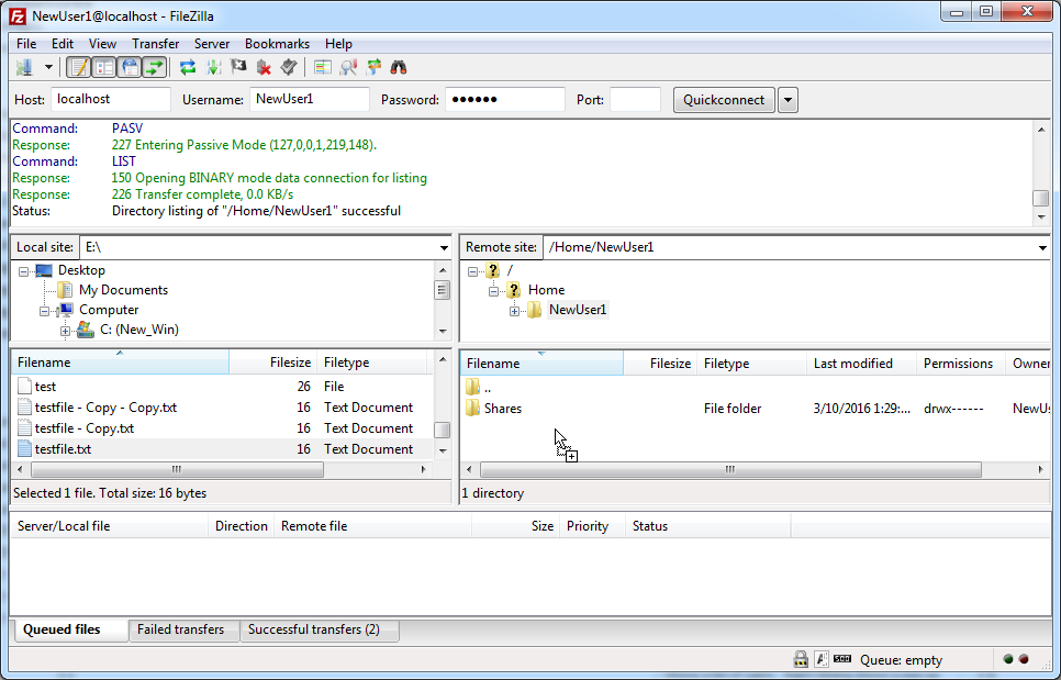 CompleteFTP: Connecting to CompleteFTP with Filezilla