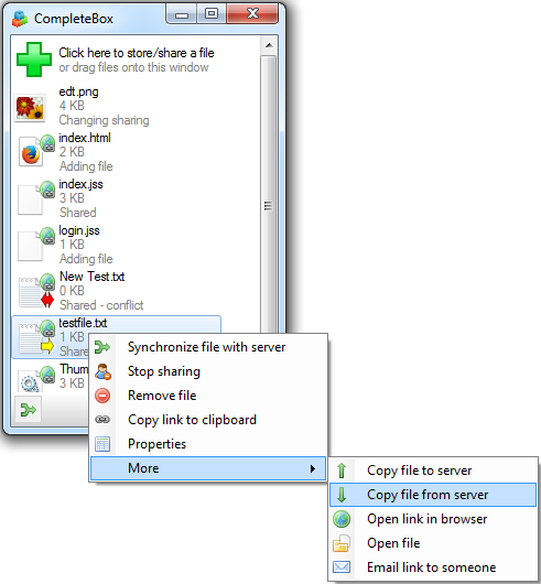 CompleteFTP: File synchronization