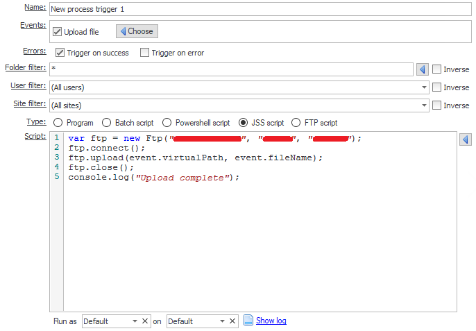 CompleteFTP: Tutorial 1 - Upload file to server