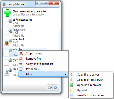 CompleteFTP: How to share files with CompleteBox