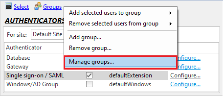 CompleteFTP: How to manage groups
